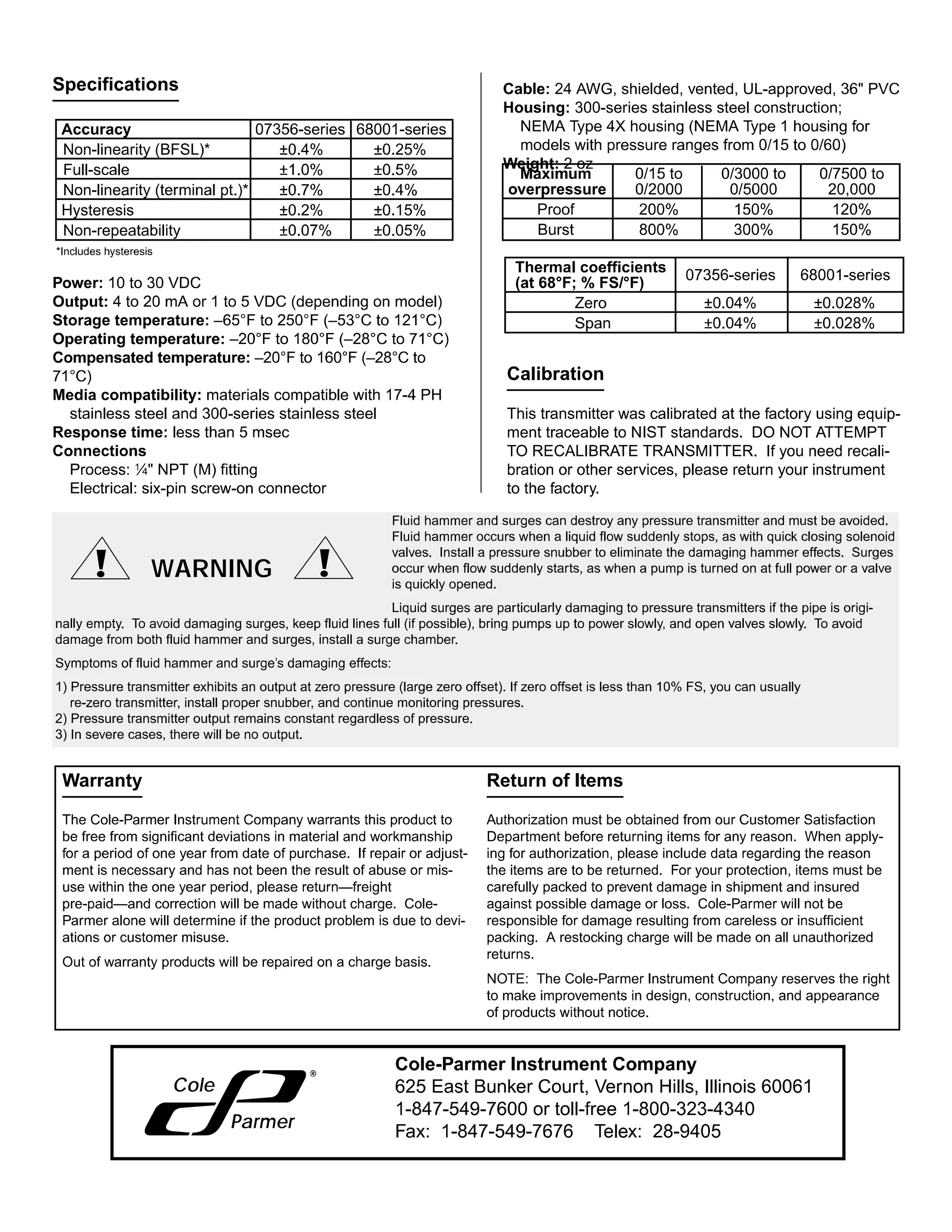 07356 manual r1 | PDF