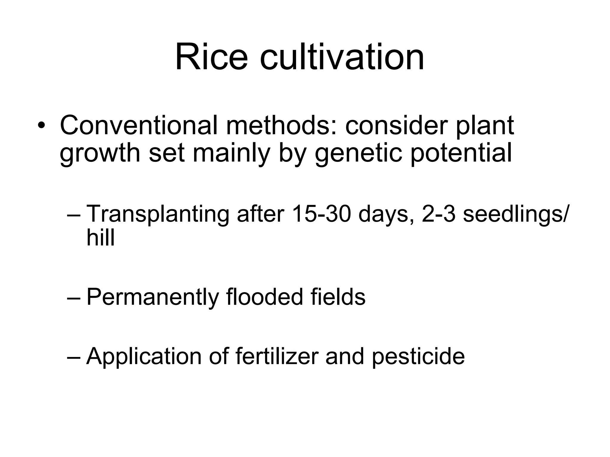 0735 Facing the Ecology of Green Revolution Rice: The Controversy ...