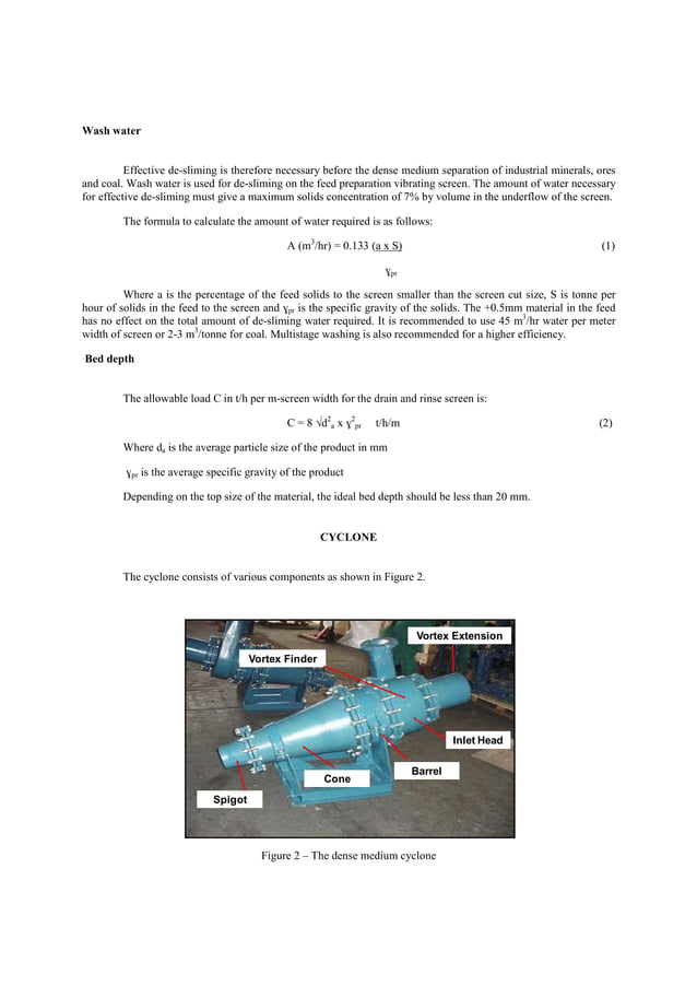 practical-operational-aspects-of-dense-medium-cyclone-separation-9f775 ...