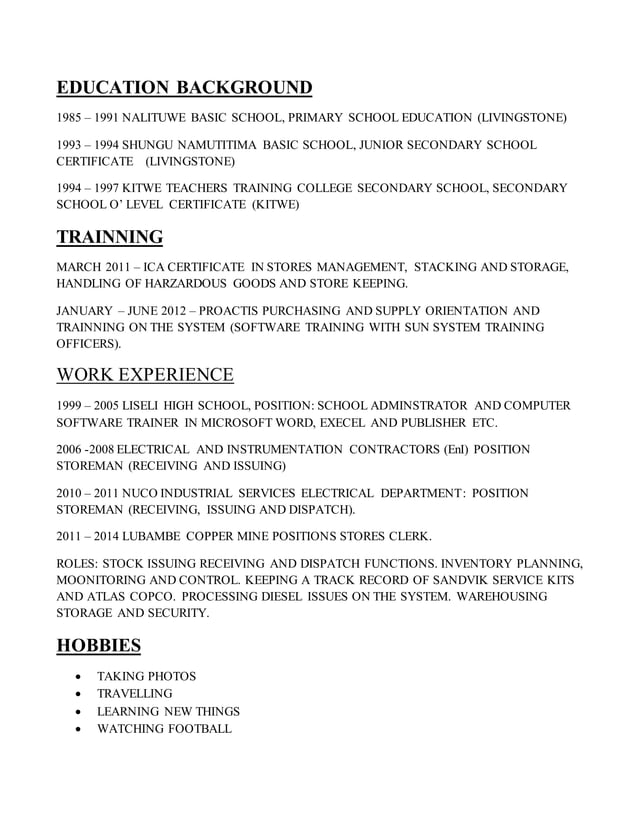 MY CURRICULUM VITEA | DOCX