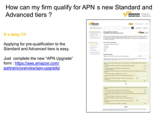 AWS Partner Network (APN) Visión General | PPTX