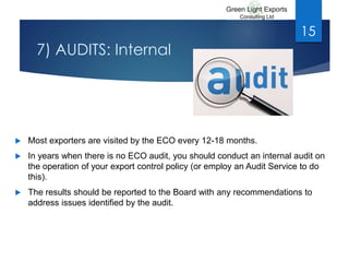 UK Export Controls: 8 Steps For Compliance | PPT