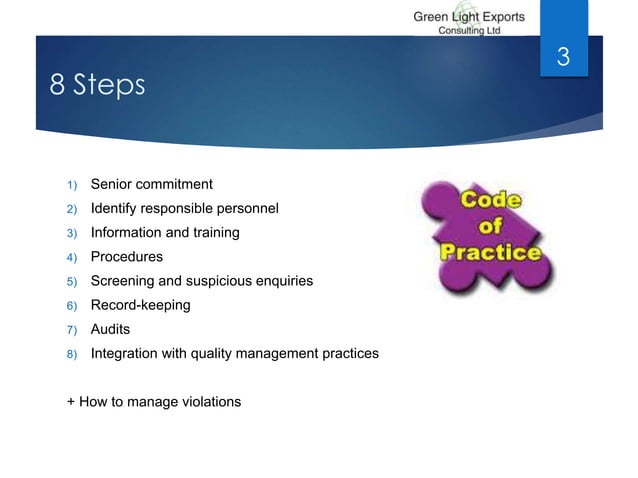 UK Export Controls: 8 Steps For Compliance | PPT