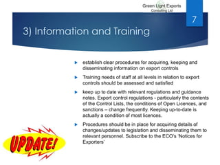 UK Export Controls: 8 Steps For Compliance | PPT