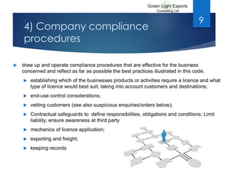 UK Export Controls: 8 Steps For Compliance | PPT