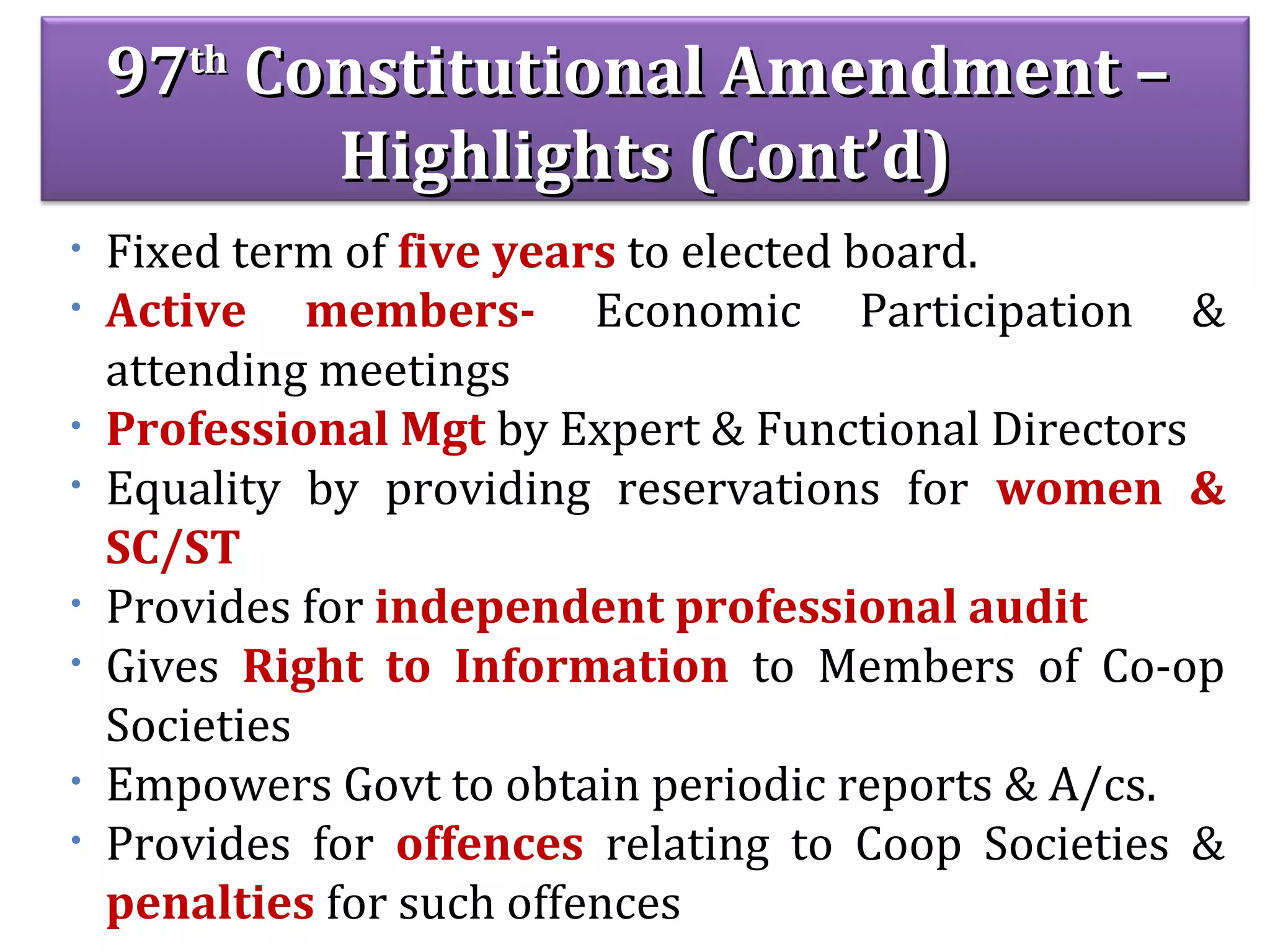 MANAGEMENT OF -CO-OP SOCIETY 13.02.2016 PPT | PPT
