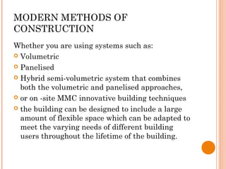 074 Modern Methods of Construction | PPT
