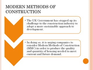 074 Modern Methods of Construction | PPT