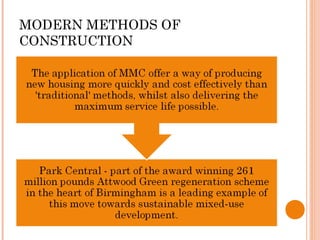 074 Modern Methods of Construction | PPT