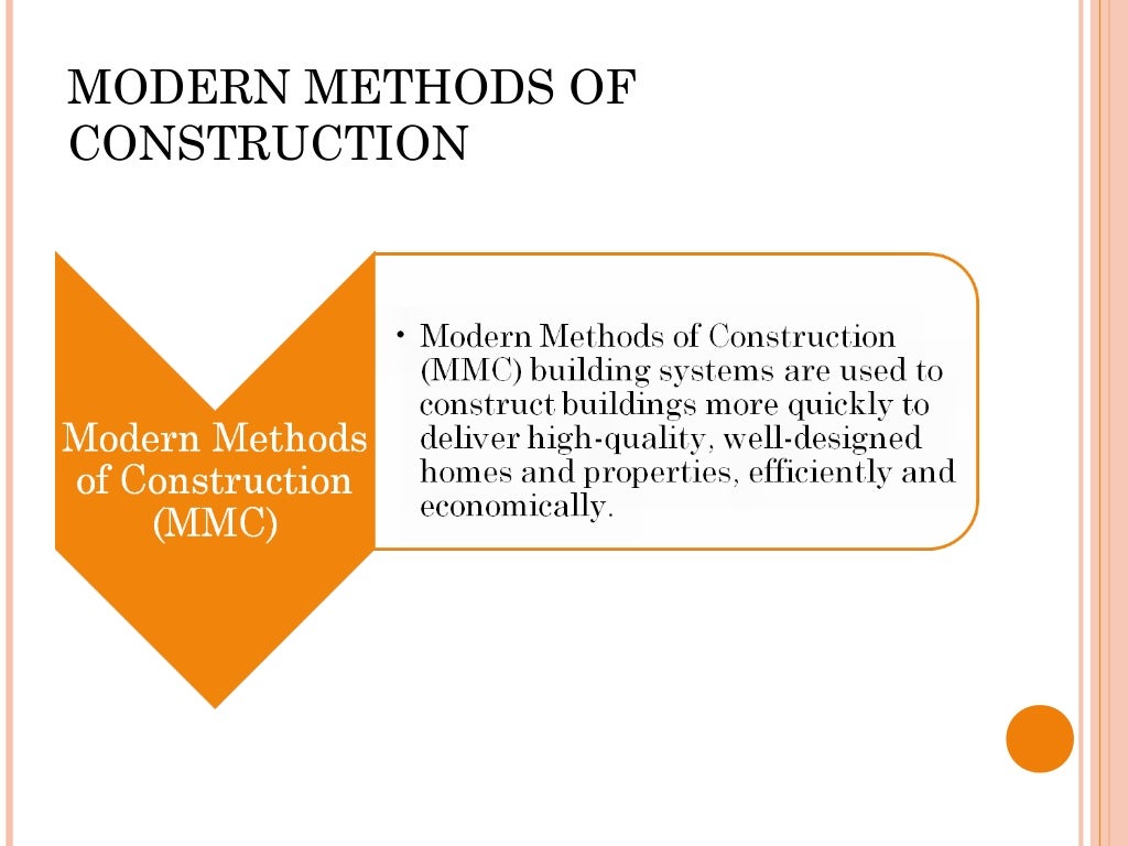 074 Modern Methods of Construction