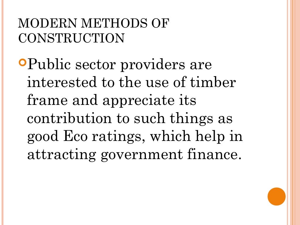 074 Modern Methods of Construction