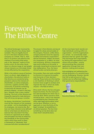 Ethics in the Boardroom (AICD Report) | PDF