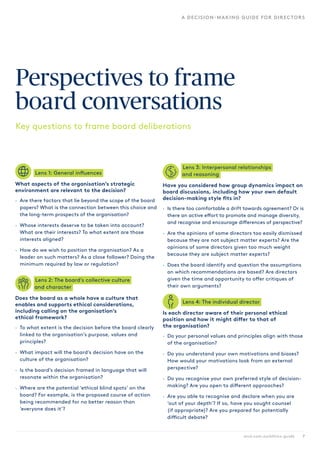 Ethics in the Boardroom (AICD Report) | PDF