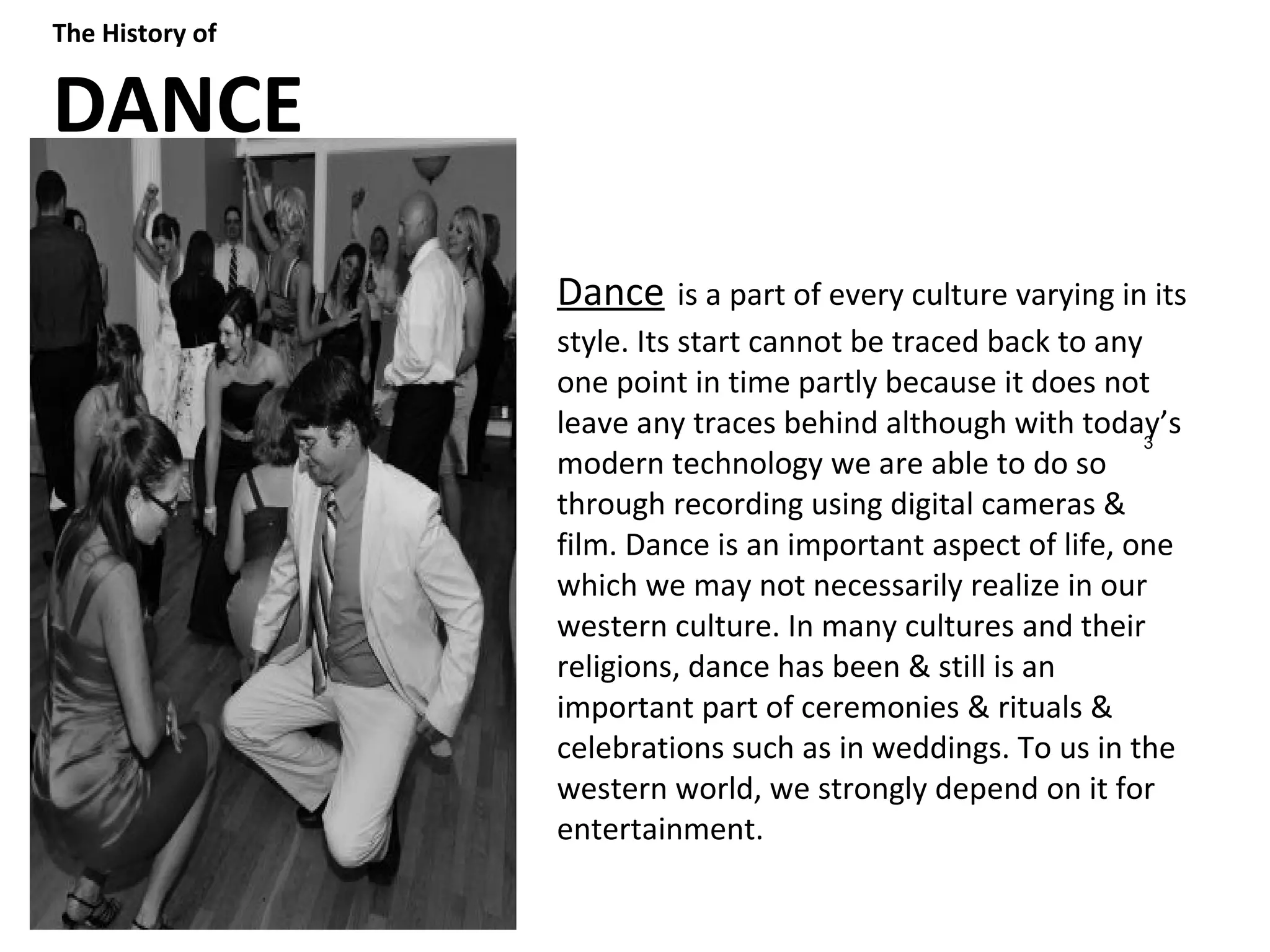 The History of Human Expression; Music & Dance | PPT