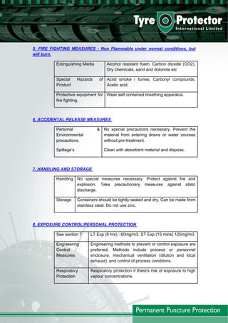 tyre_protector_safety_data_eng | PDF