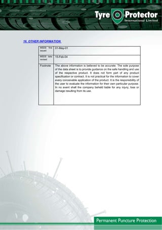 tyre_protector_safety_data_eng | PDF