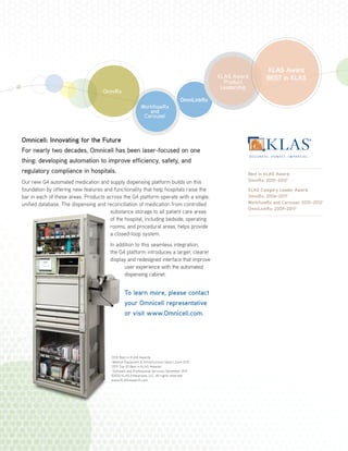 Omnicell Solutions Overview Brochure 704-C | PDF