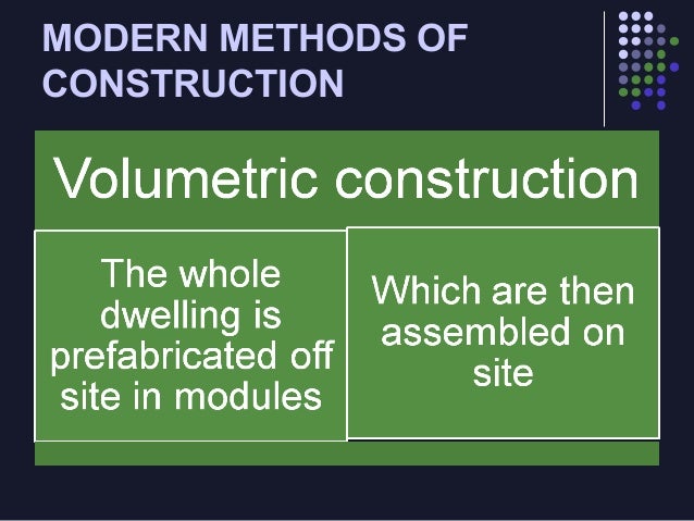 075 Modern Methods of Construction