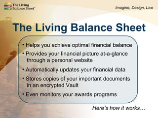The Living Balance Sheet | PPT