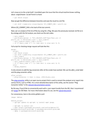 Analysis of merge requests in GitLab using PVS-Studio for C# | PDF