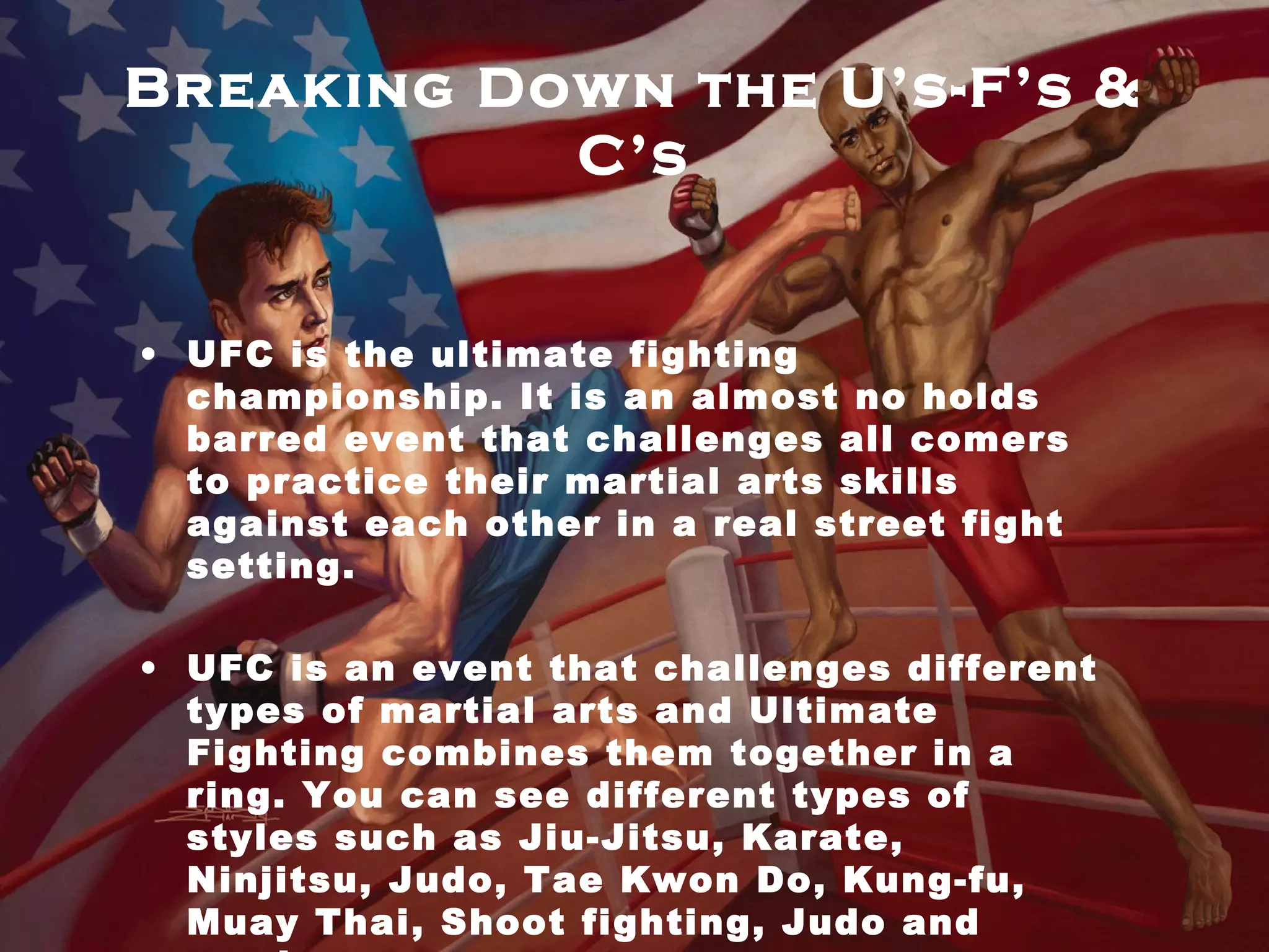 UFC PRESENTATION ENGLISH JR | PPT