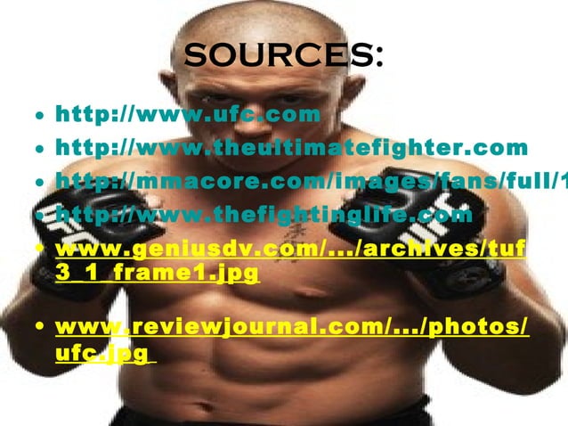 UFC PRESENTATION ENGLISH JR | PPT