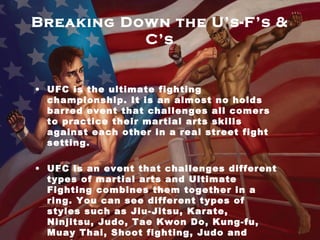 UFC PRESENTATION ENGLISH JR | PPT