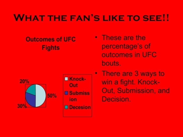 UFC PRESENTATION ENGLISH JR | PPT