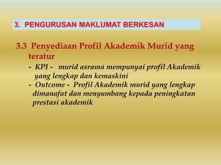 075 2. plan strategik perekayasaan pengurusan akademik murid asrama | PPT