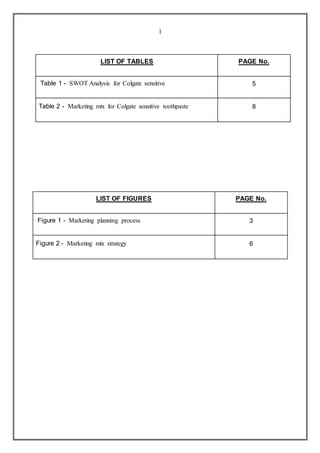 SWOT Analysis and formulation of Marketing Mix for Colgate sensitive | PDF