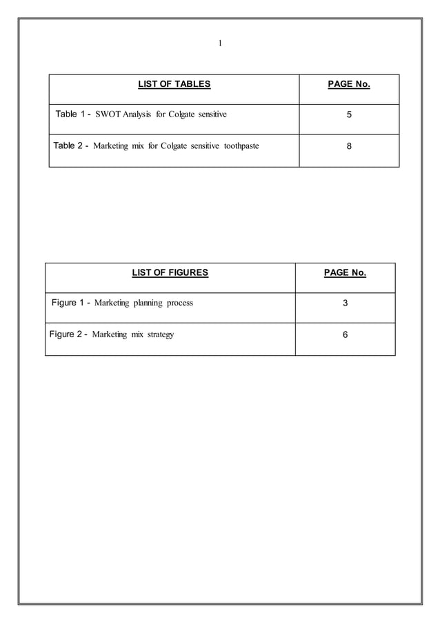 SWOT Analysis and formulation of Marketing Mix for Colgate sensitive | PDF