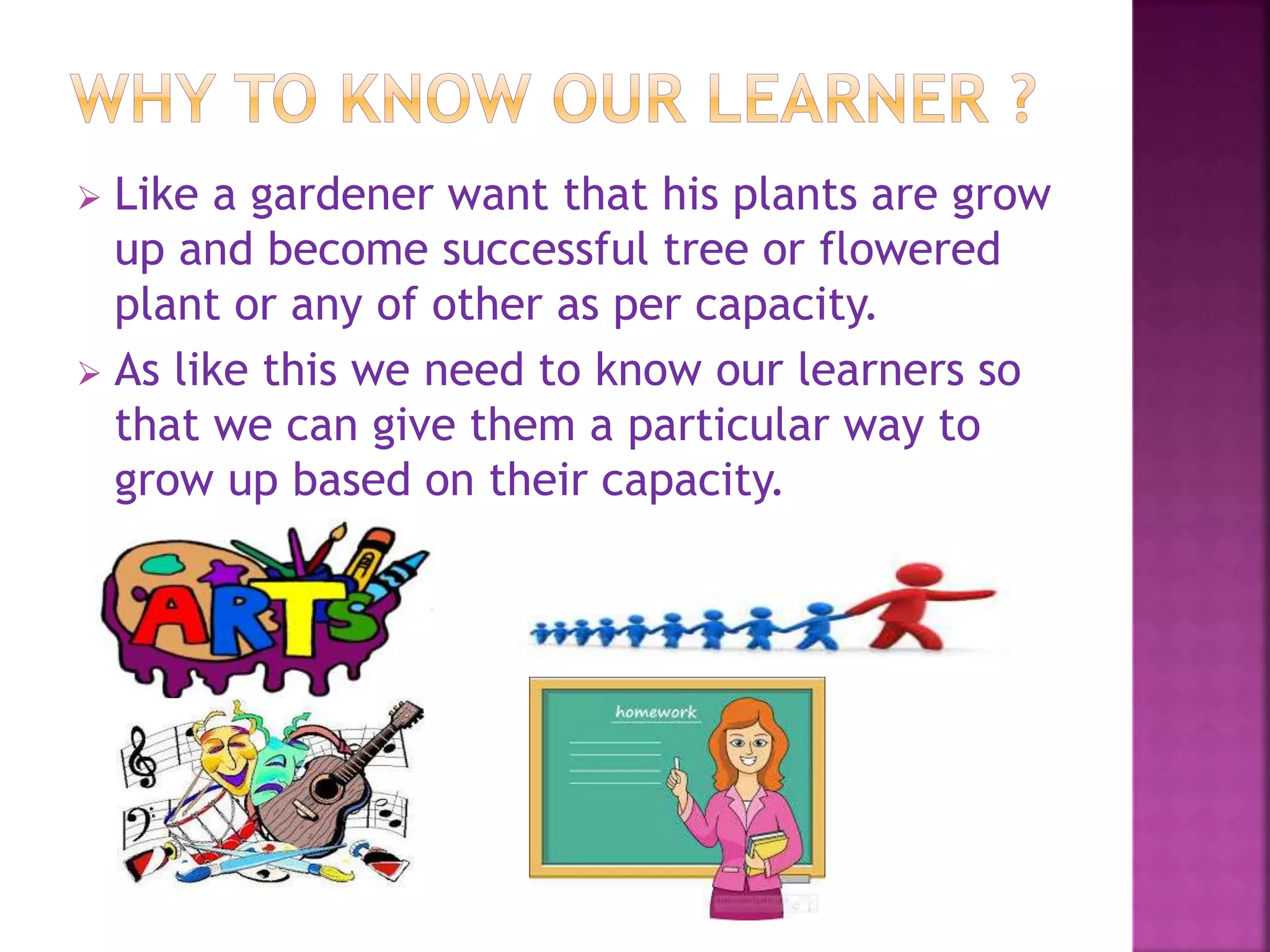 Know Your Learner | PPTX