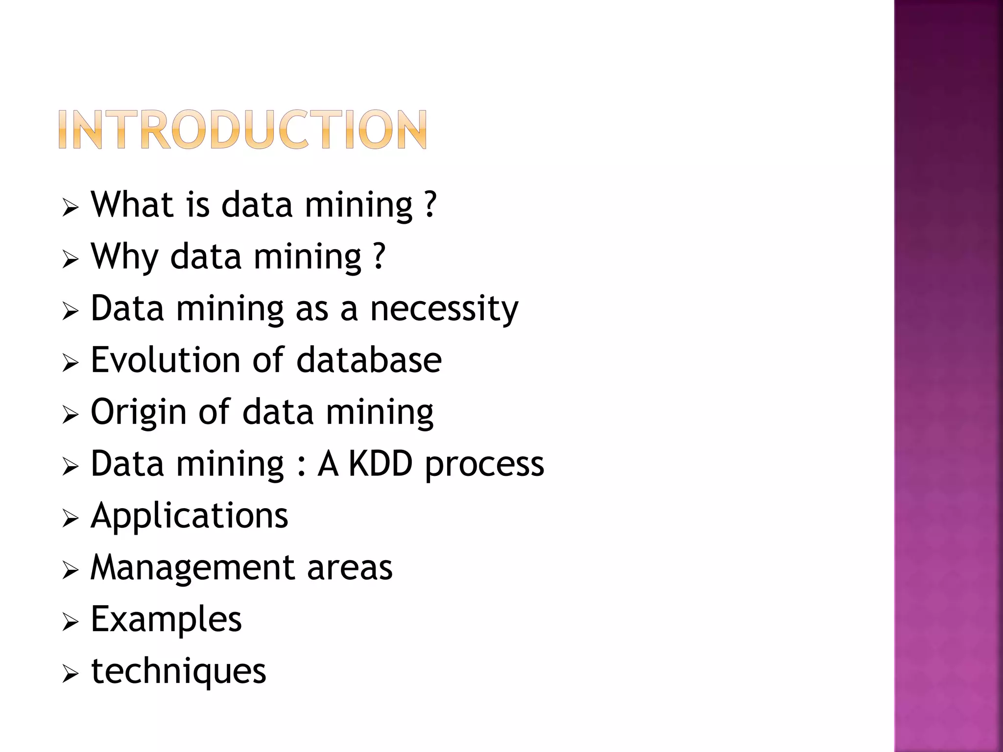 Information Technology Data Mining | PPTX