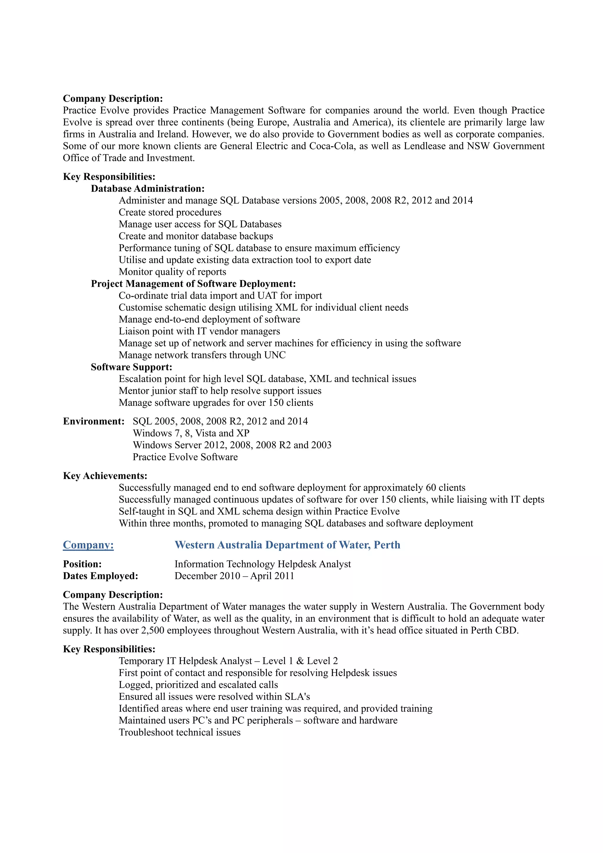 My Resume | PDF | IT and Internet Support | Internet