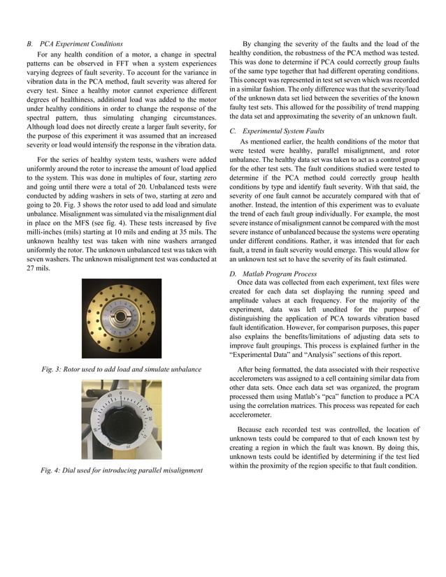 Rotating machine fault detection using principal component analysis of vibration signal | PDF