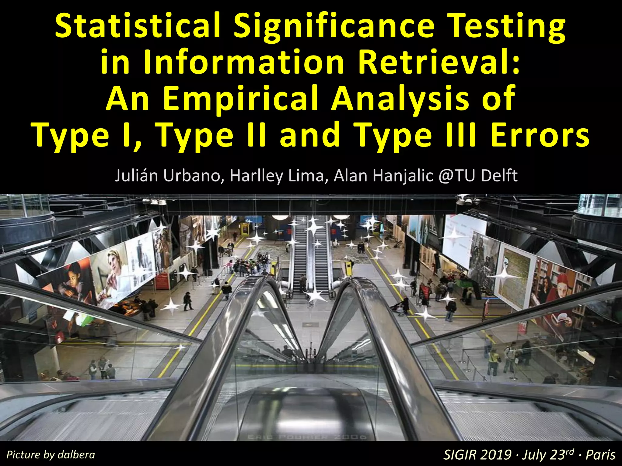 Statistical Significance Testing In Information Retrieval An Empirical 9061
