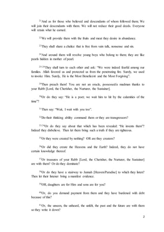 076 surah at-tur (the mount) | PDF