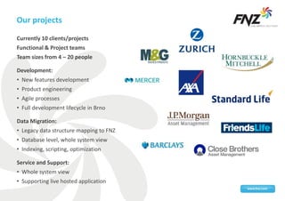 FNZ interview presentation 2016 | PPTX