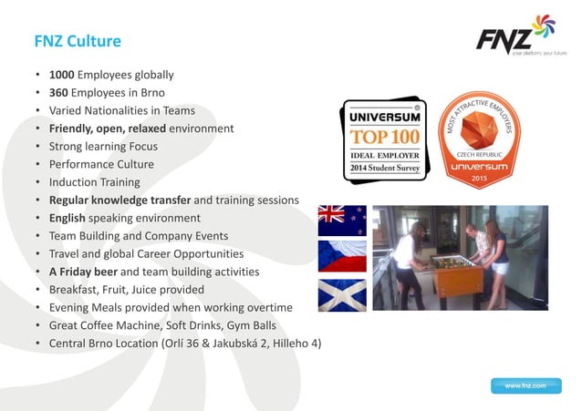 FNZ interview presentation 2016 | PPTX