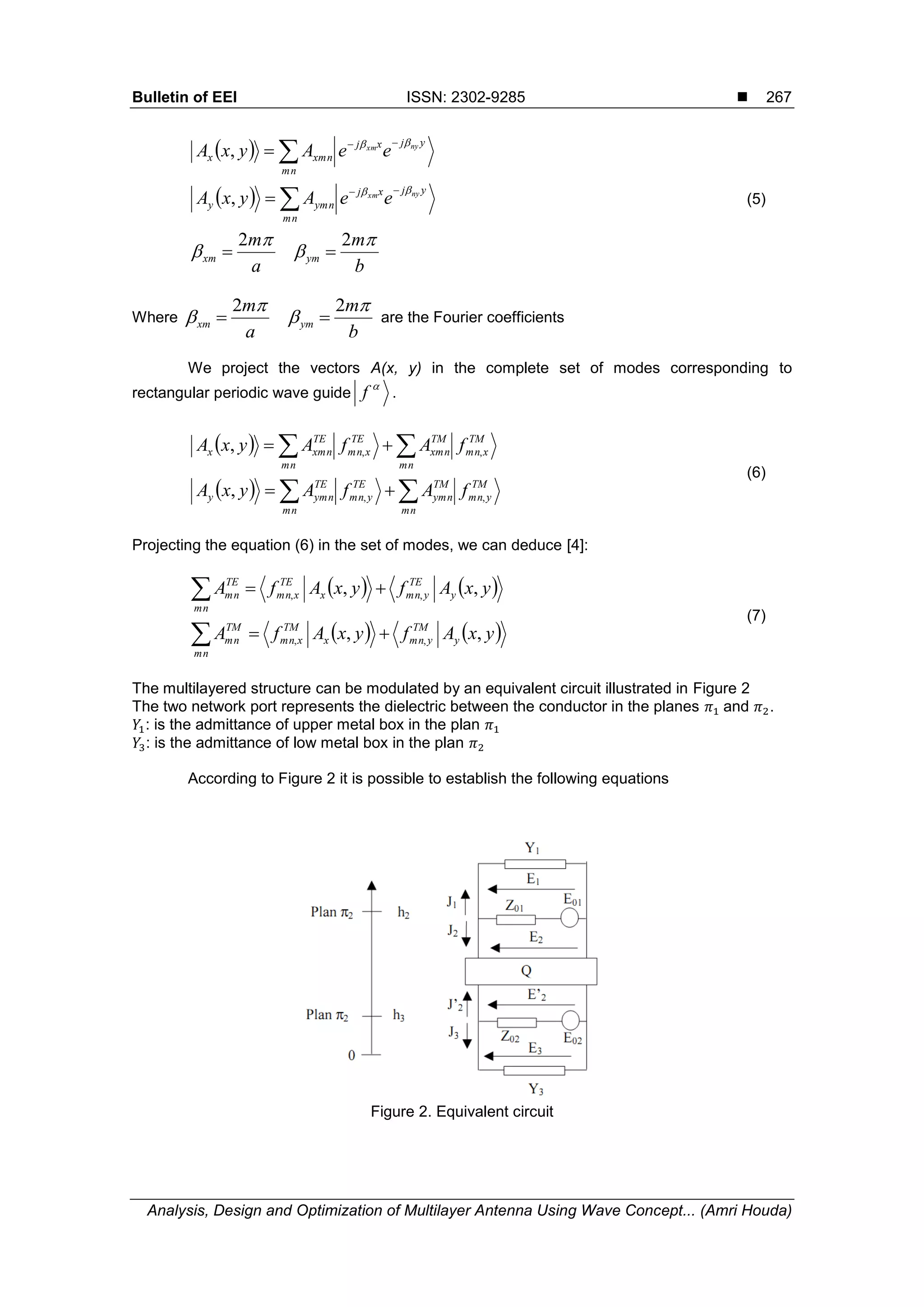 Analysis, Design and Optimization of Multilayer Antenna Using Wave Concept Iterative Process | PDF