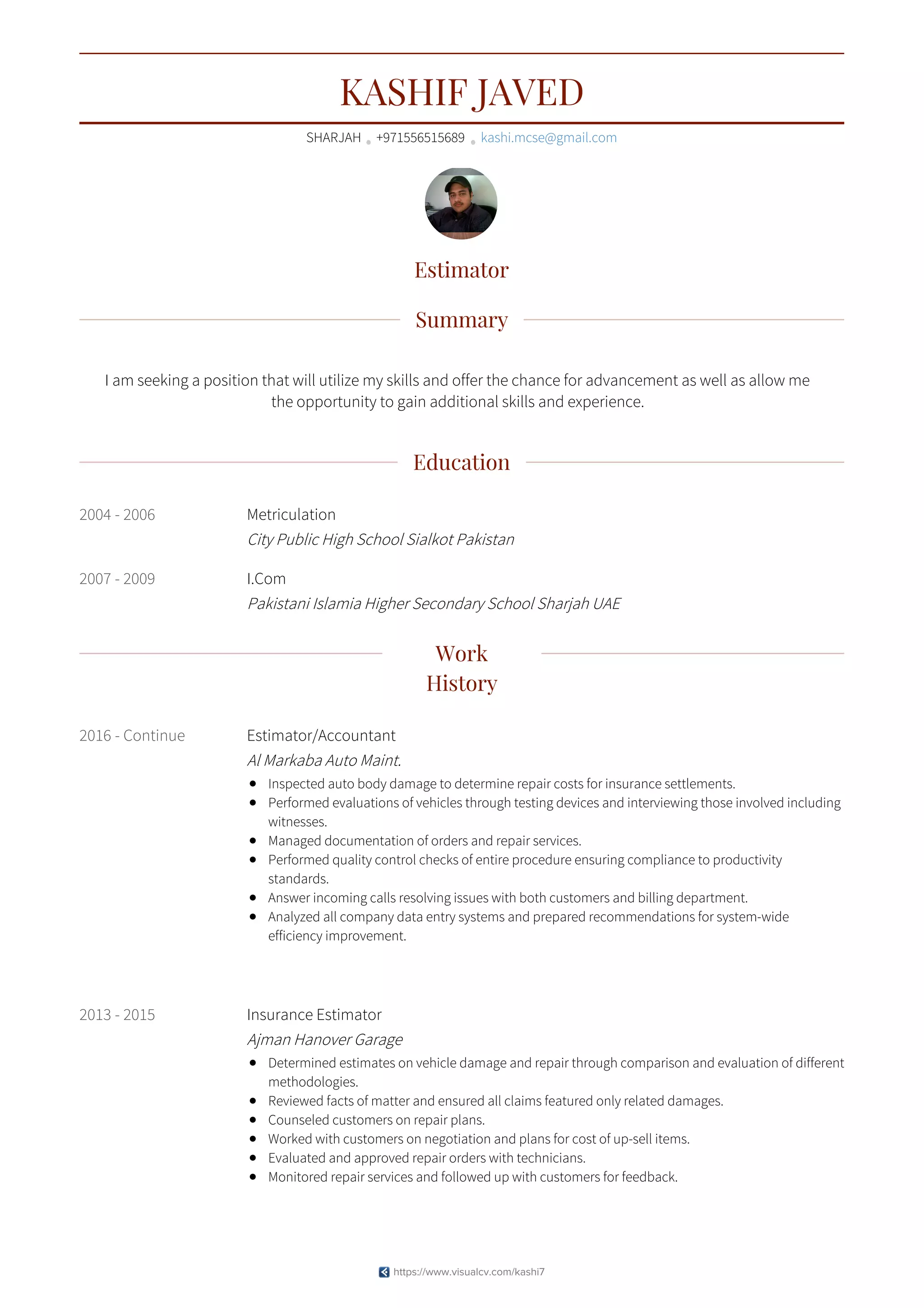 Kashif_Javed_visualcv_resume latest | PDF