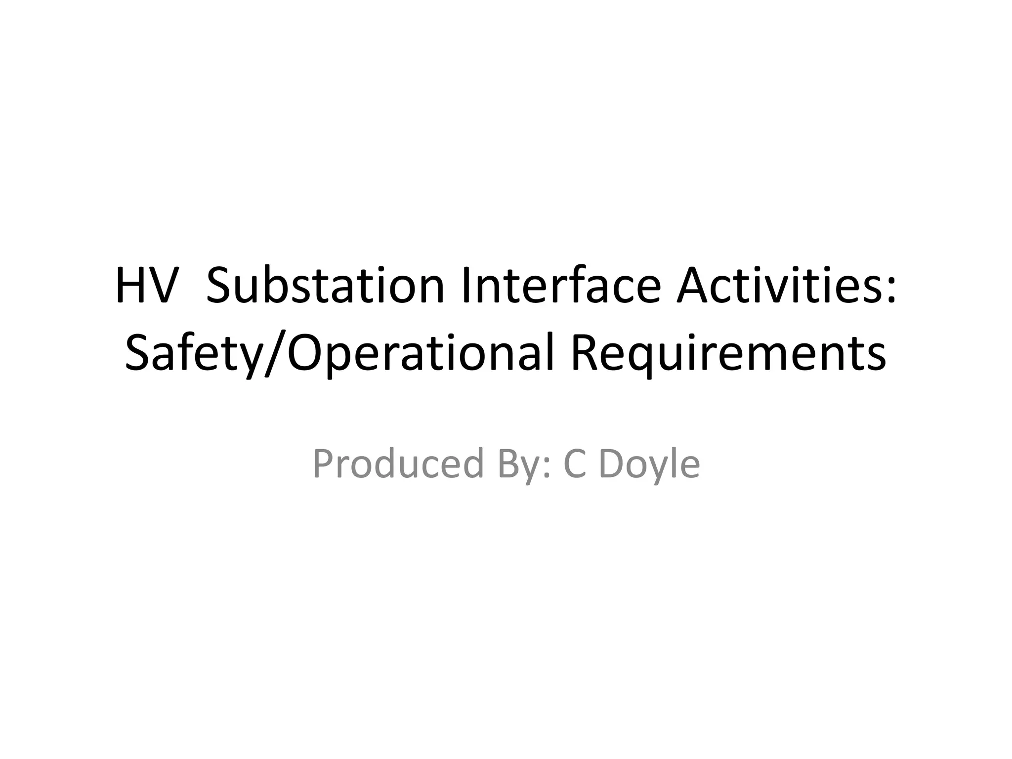 HV Interface Presentation (1) | PPTX