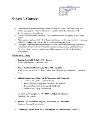 Garside Resume2015 | PDF