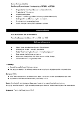 Haris CV Copy (haris mehboob) (haris mehboob) | PDF