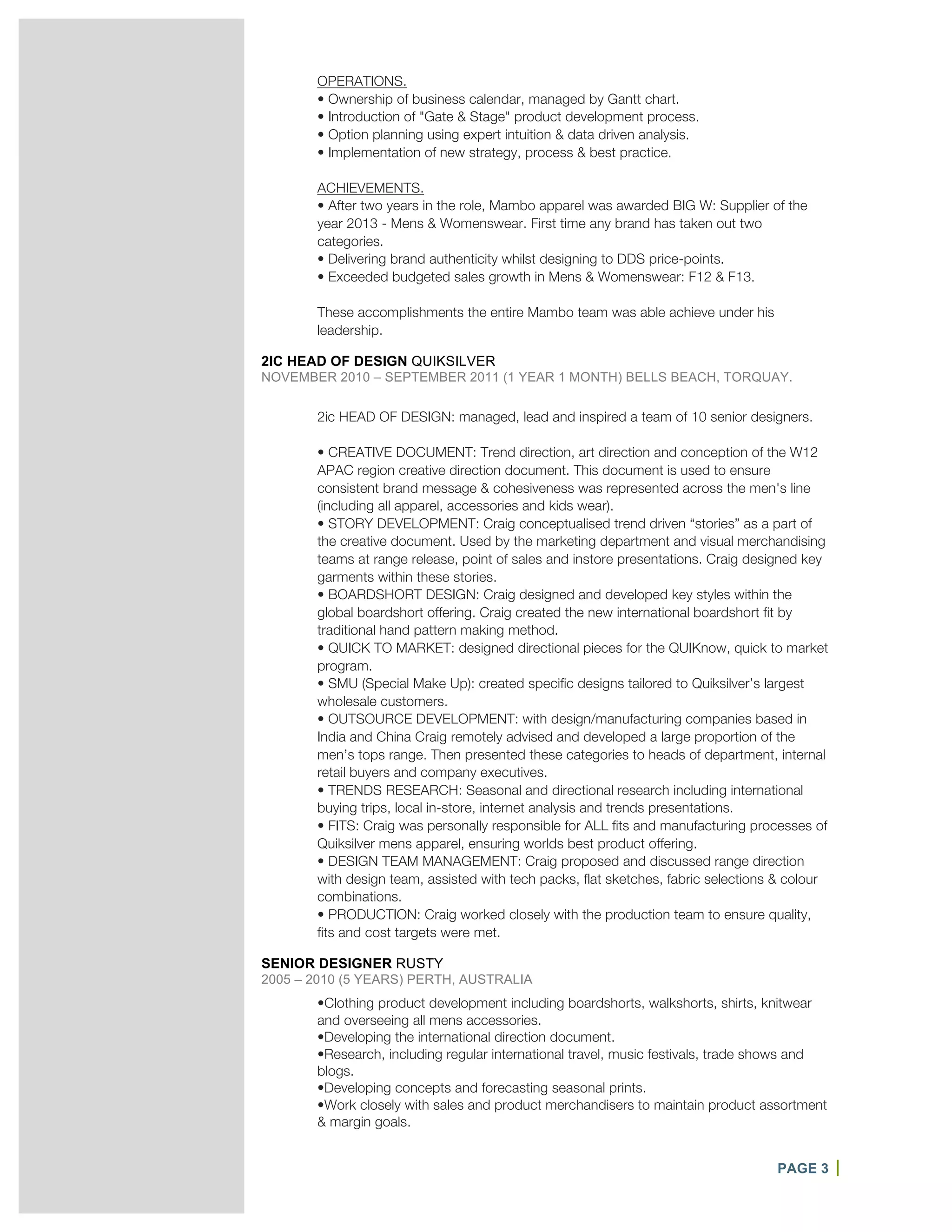 CRAIG ATKINSON CV | PDF