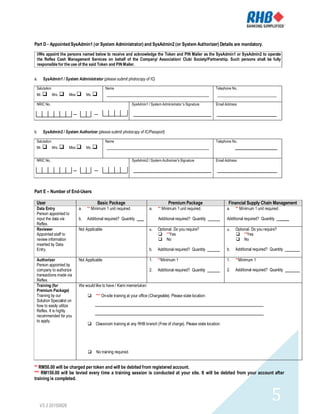 Reflex Application Form Premium EN 2015 | PDF