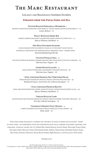 Dinner Menu_August2016 | PDF