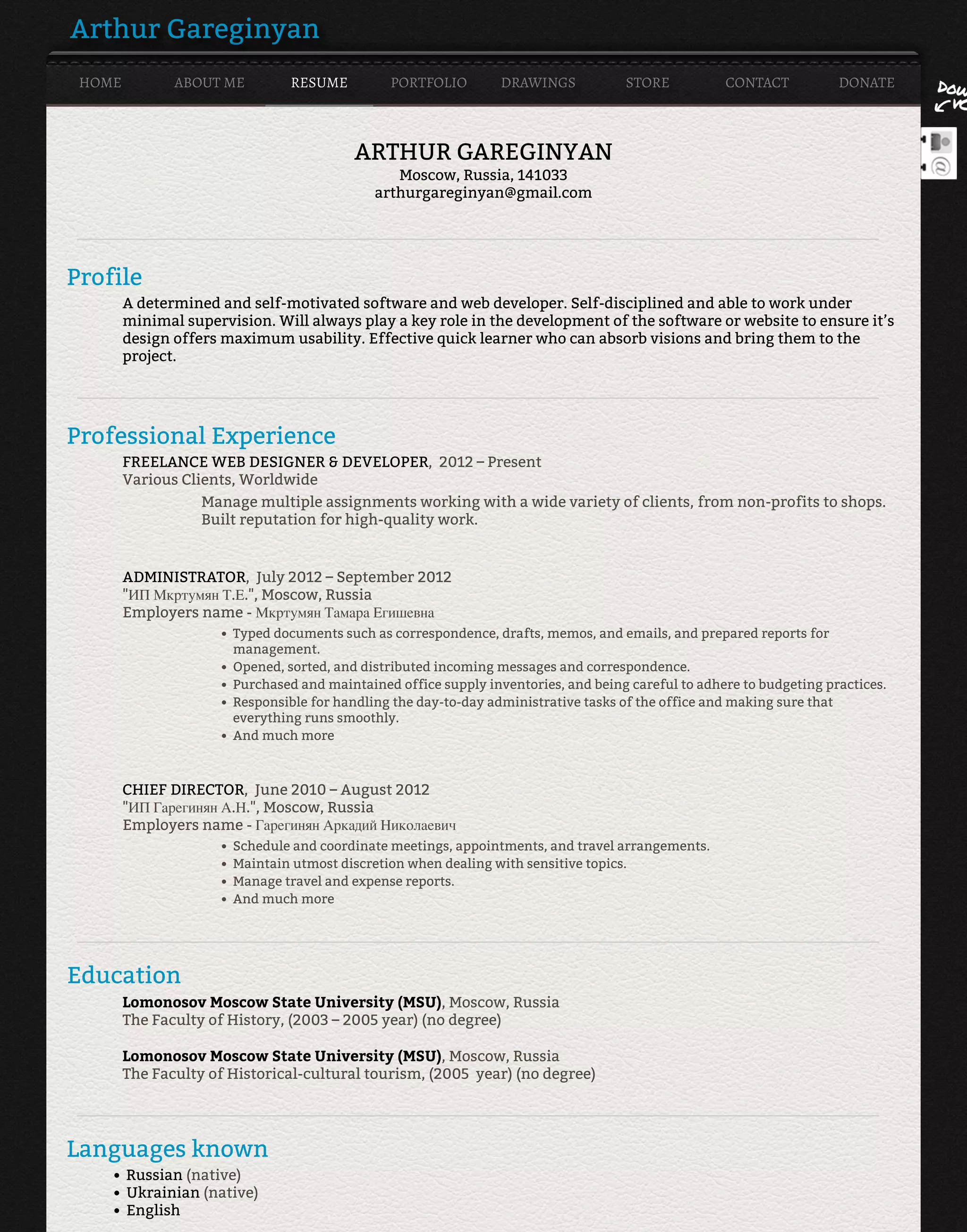 RESUME-ACTIVE | PDF