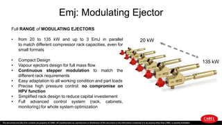 EmJ to boost the CO2 compressor pack efficiency in warm climate | PPT