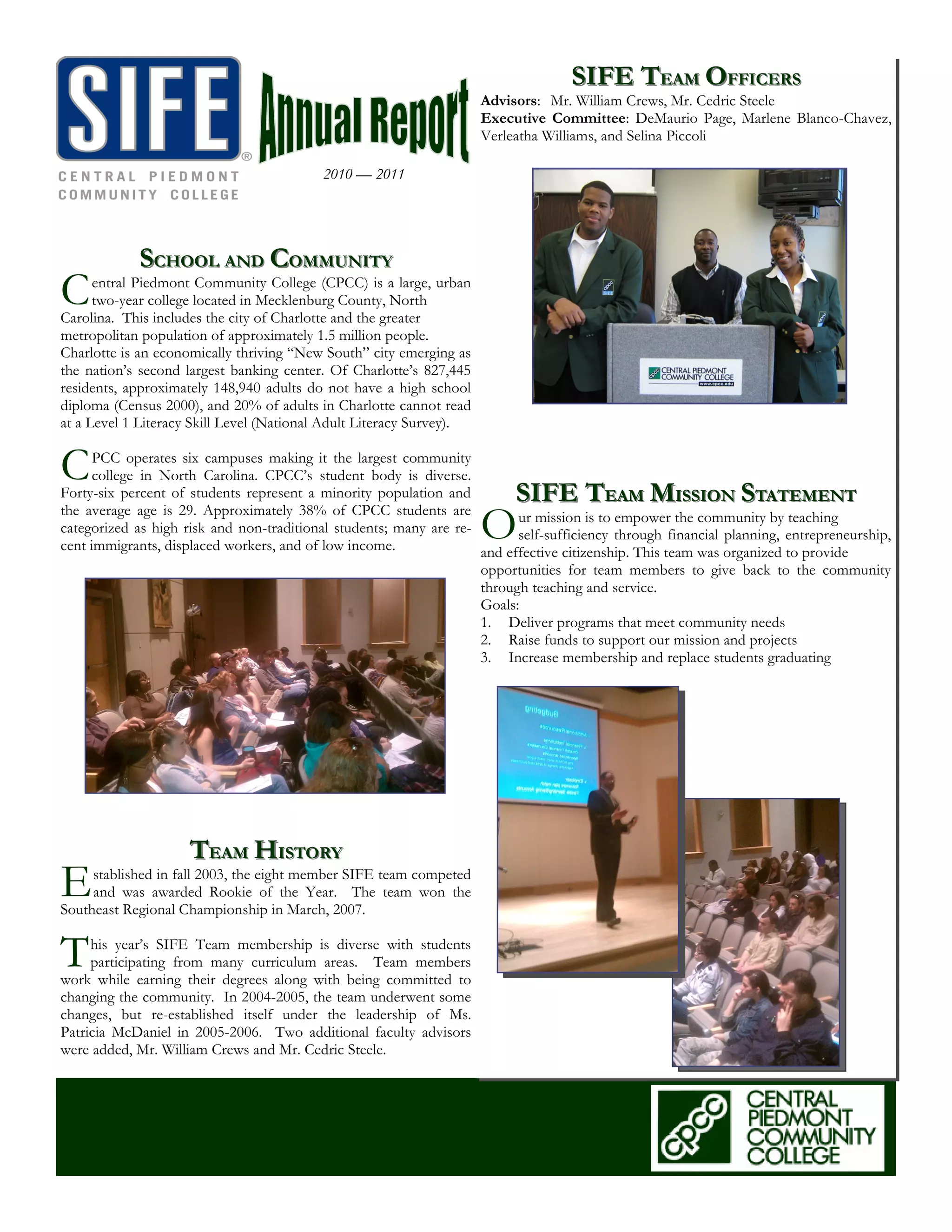 SIFE_Annual_Report_2010 | PDF